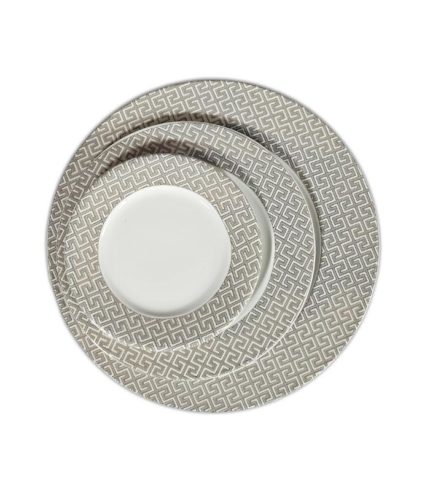 Service de table 18 assiettes pour 6 personnes motif style Grec