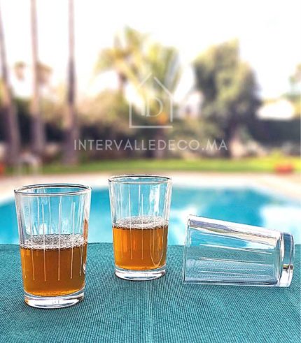 Verre à thé marocain moderne style Bohemia - 12 pièces