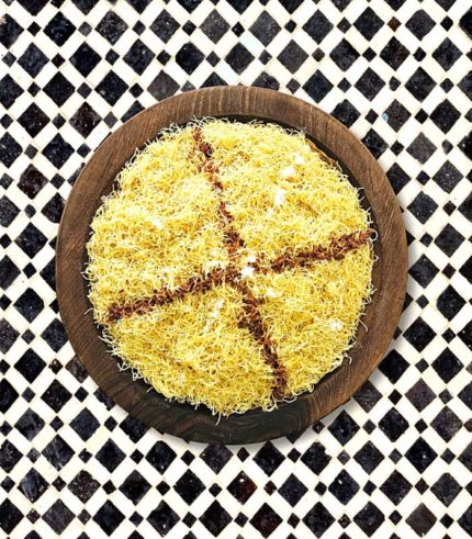 Plat en bois pour couscous 35cm - pour 4 à 5 personnes